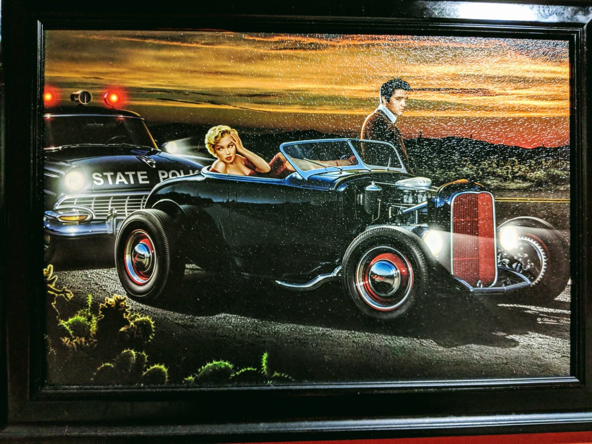 elvis marilyn hot rod painting – Thoughts On The Dead